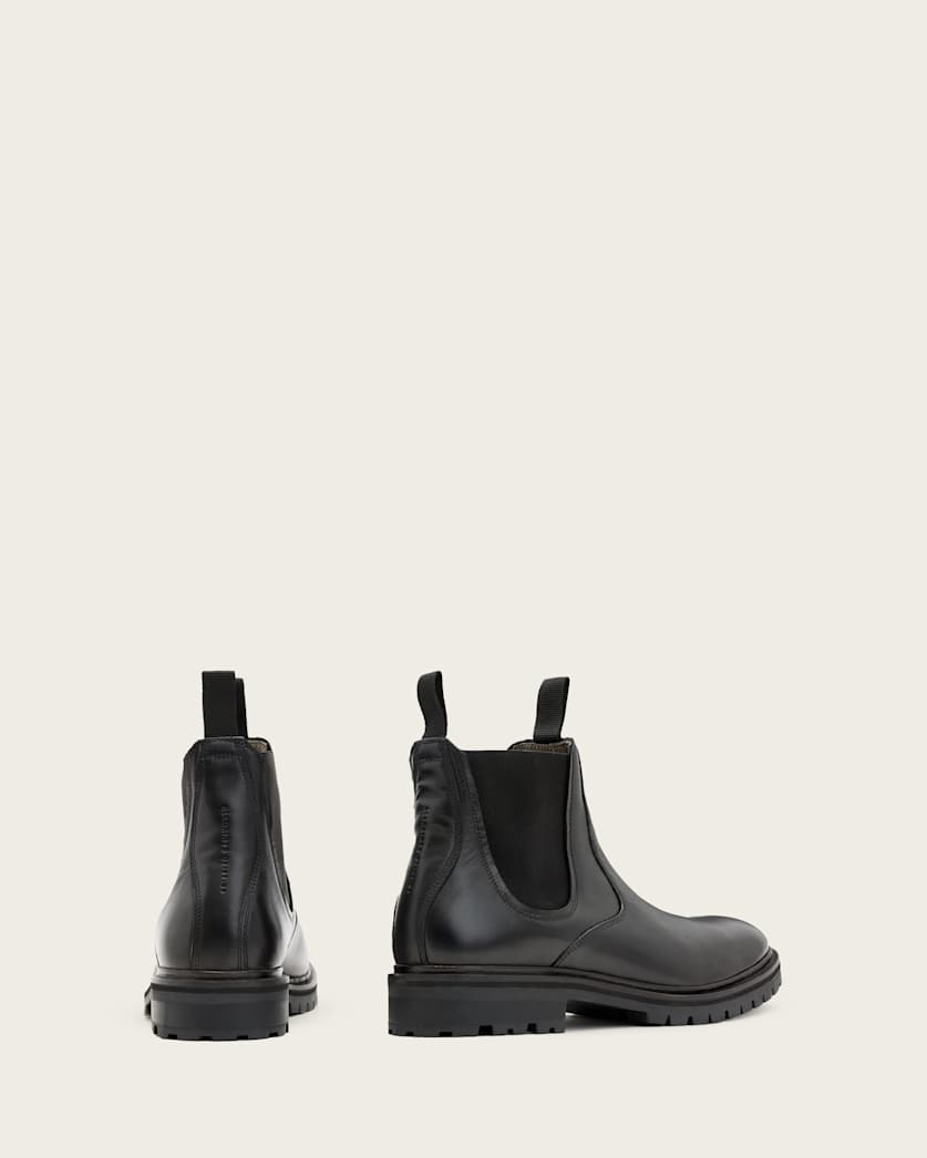 Toby Leather Chelsea Boots Black | ALLSAINTS